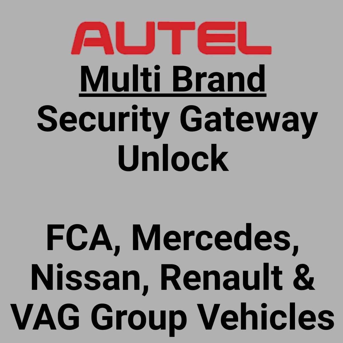 Autel Multipack Secure Gateway Unlock – A1 Diagnostic Solutions