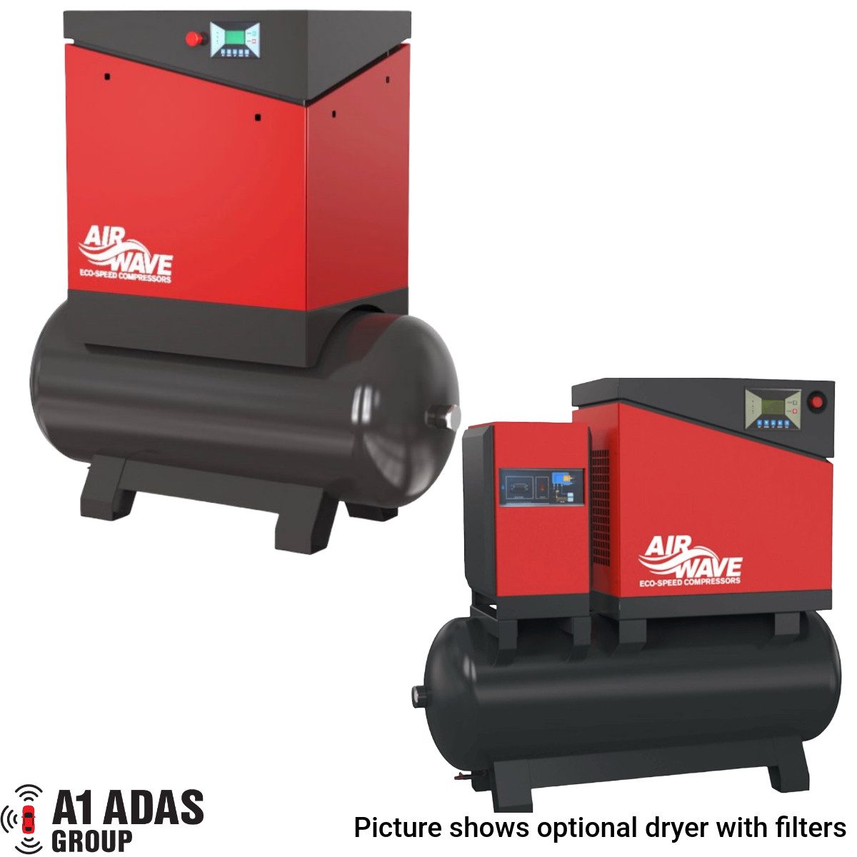 Airwave Eco Speed 10 HP / 7.5kW Silent Air Compressor – 300 Litre ...